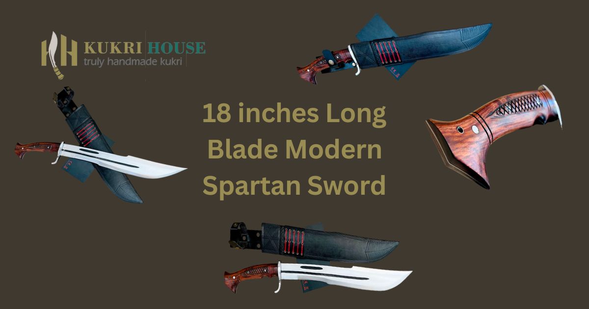 Buy Now 18-inch Long Blade Spartan Sword - Kukri House