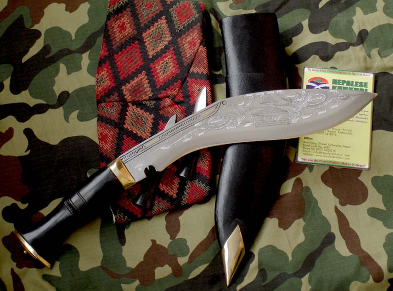 10" Bhojpure Dragon khukuri - Kukri House
